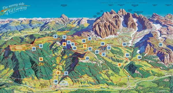 Notre itinéraire détaillé dans les Dolomites